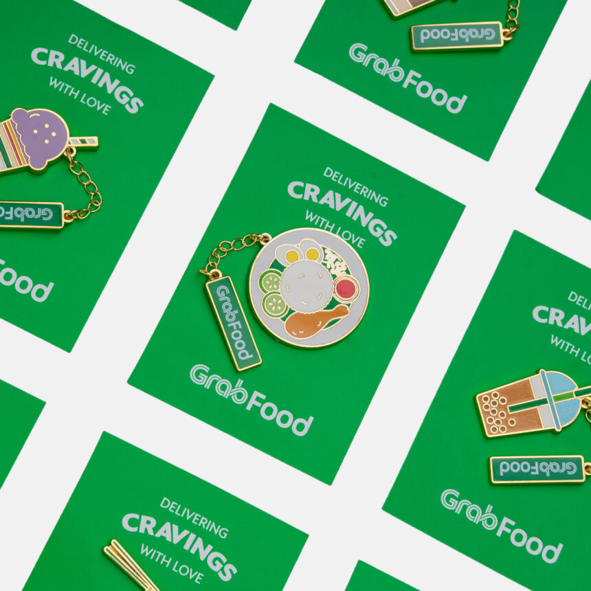 GrabFood Enamel Pin – Grab Swag Store